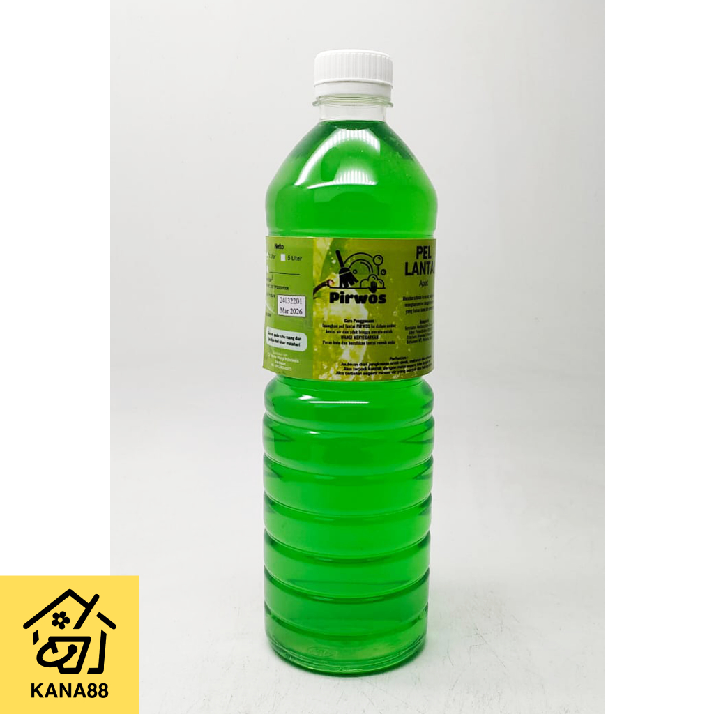 Pel Lantai Apel 1 Liter Pirwos Sabun Pel Pembersih Lantai Floor Cleaner ...